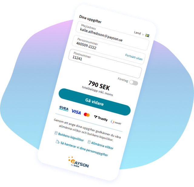 Payson Checkout | Svea Bank